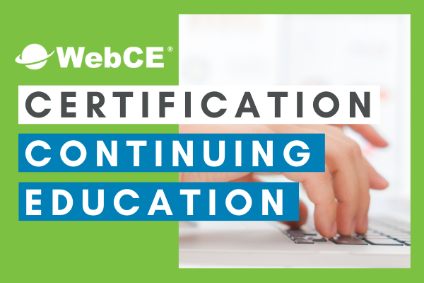 Financial Certification CE | CFP | CIMA | American College | WebCE