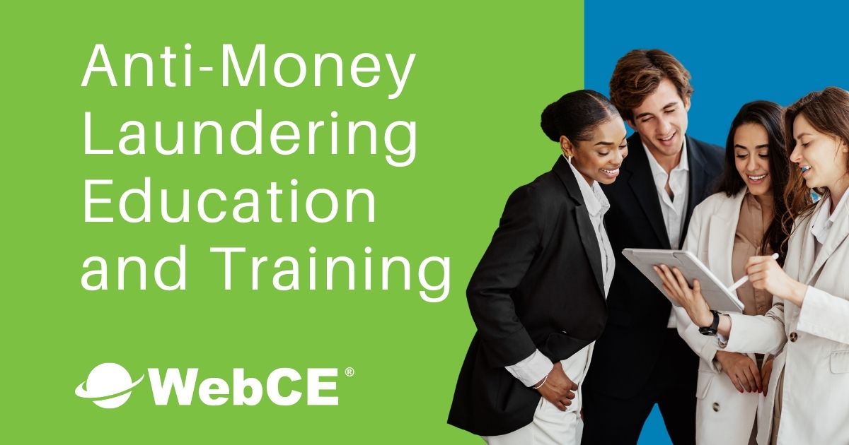 Anti-Money Laundering Training | AML Compliance Courses | WebCE
